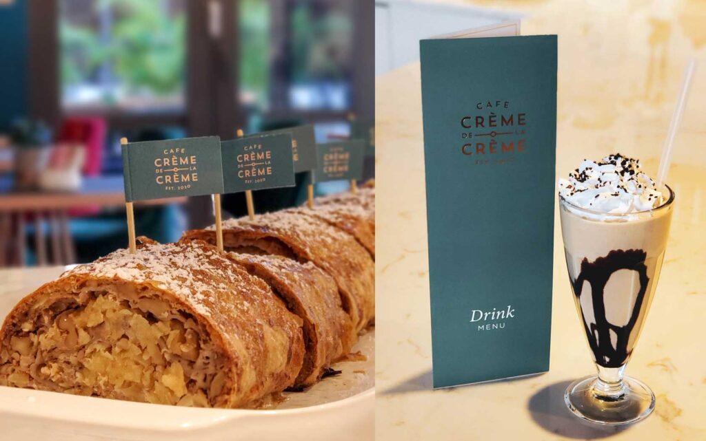 European style cafe at Naples, Florida - Cafe Creme de la Creme
